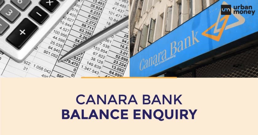 Canara Bank Balance Check Number - Call, SMS Balance Enquiry
