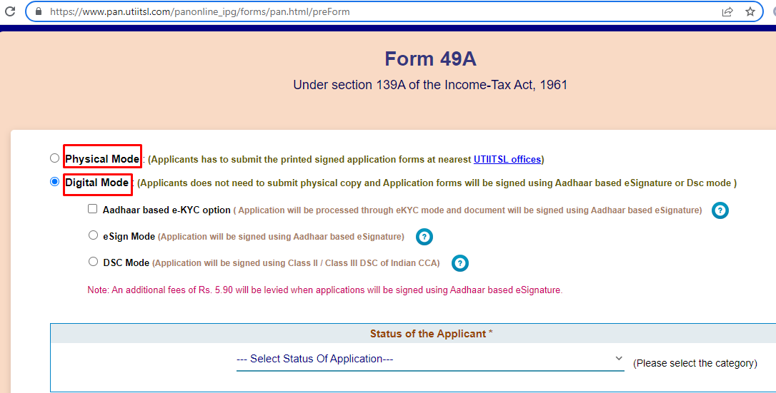 PAN Card - Apply Online, Check Status, Update and Download