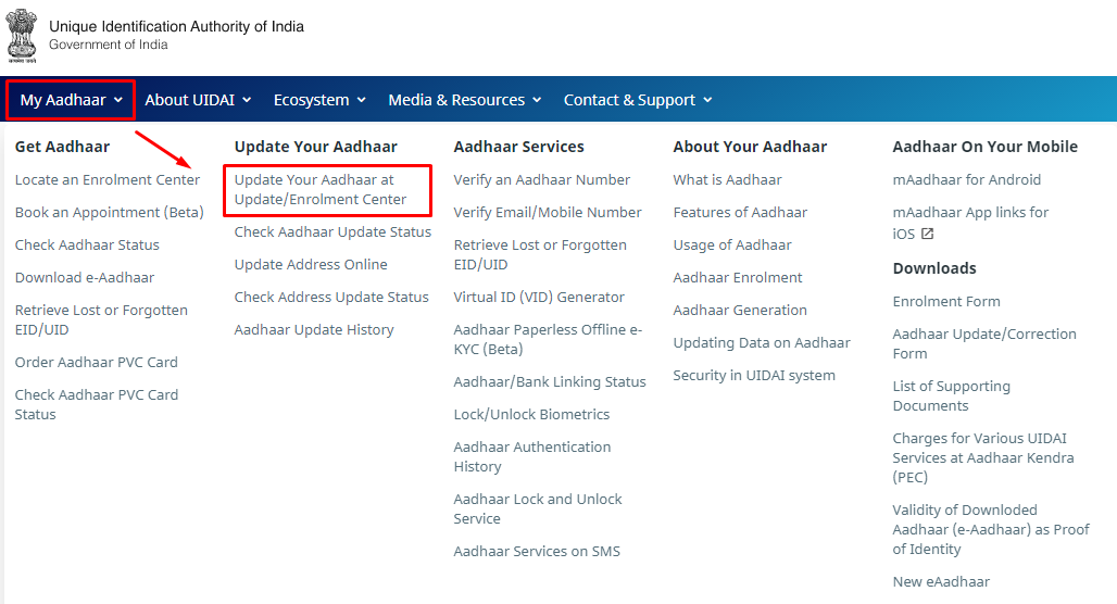Guide to Change your Aadhaar Card Photo 2022