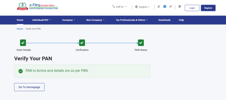Know Your PAN - Check Pan Card Details by Name, PAN No and DOB