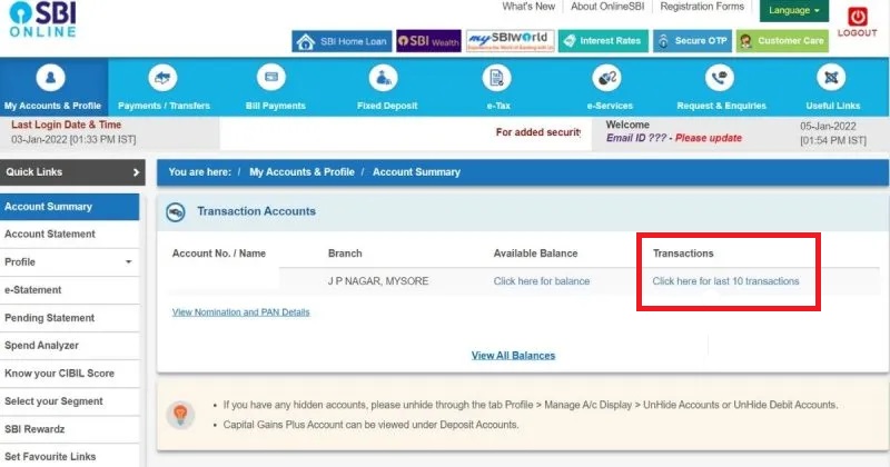 SBI Mini Statement: Registration Process, Download, and how to Check