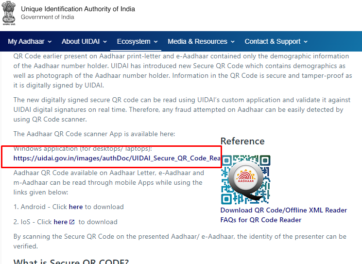 Aadhaar Card QR Code Scanner: How to scan Aadhaar via QR code