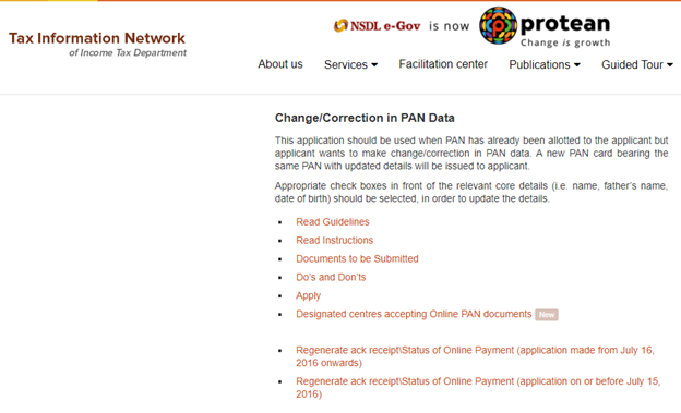 PAN Card Correction Form: Correct Your Name, DoB, Photograph