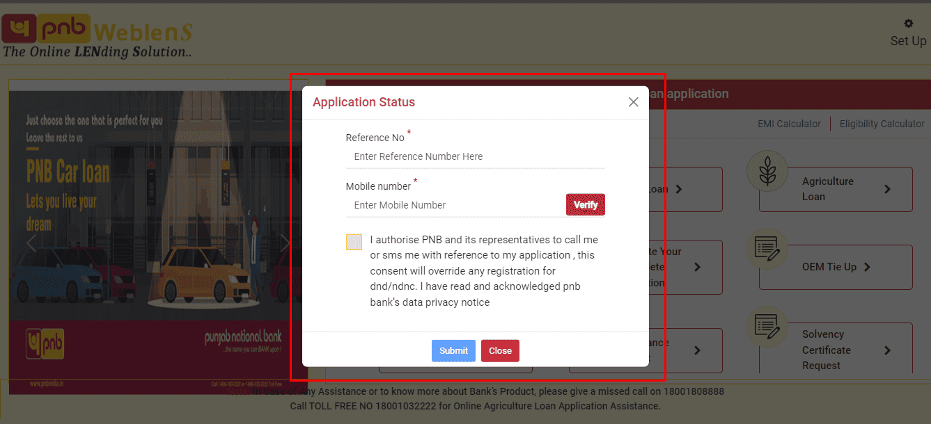Check PNB Bank Home Loan Application Status Online & Offline