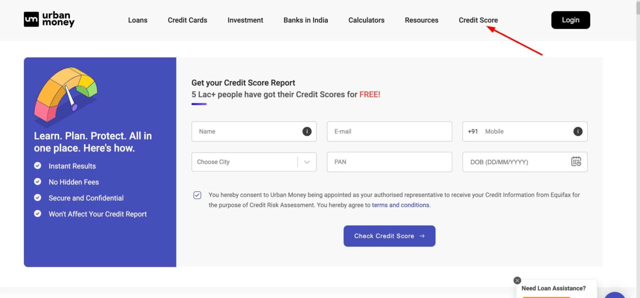 Credit Score - Free Credit Score Check Online [Without Any Impact]